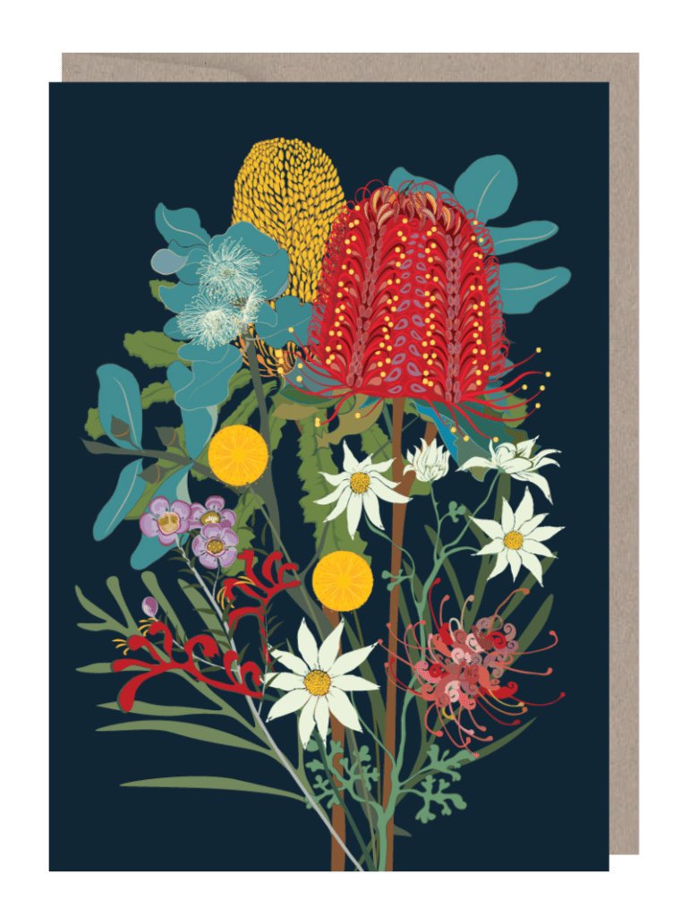 Native Bunch Greeting Card — Pip and Pod Paper Designs